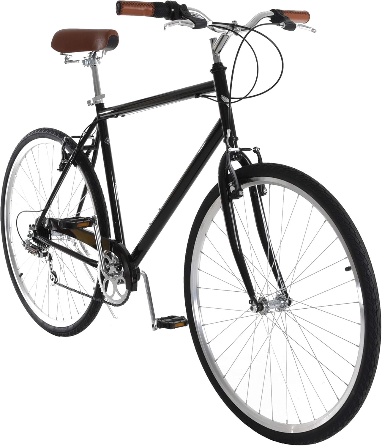 Vilano City Bike Men's 7 Speed Hybrid Retro Urban Commuter
